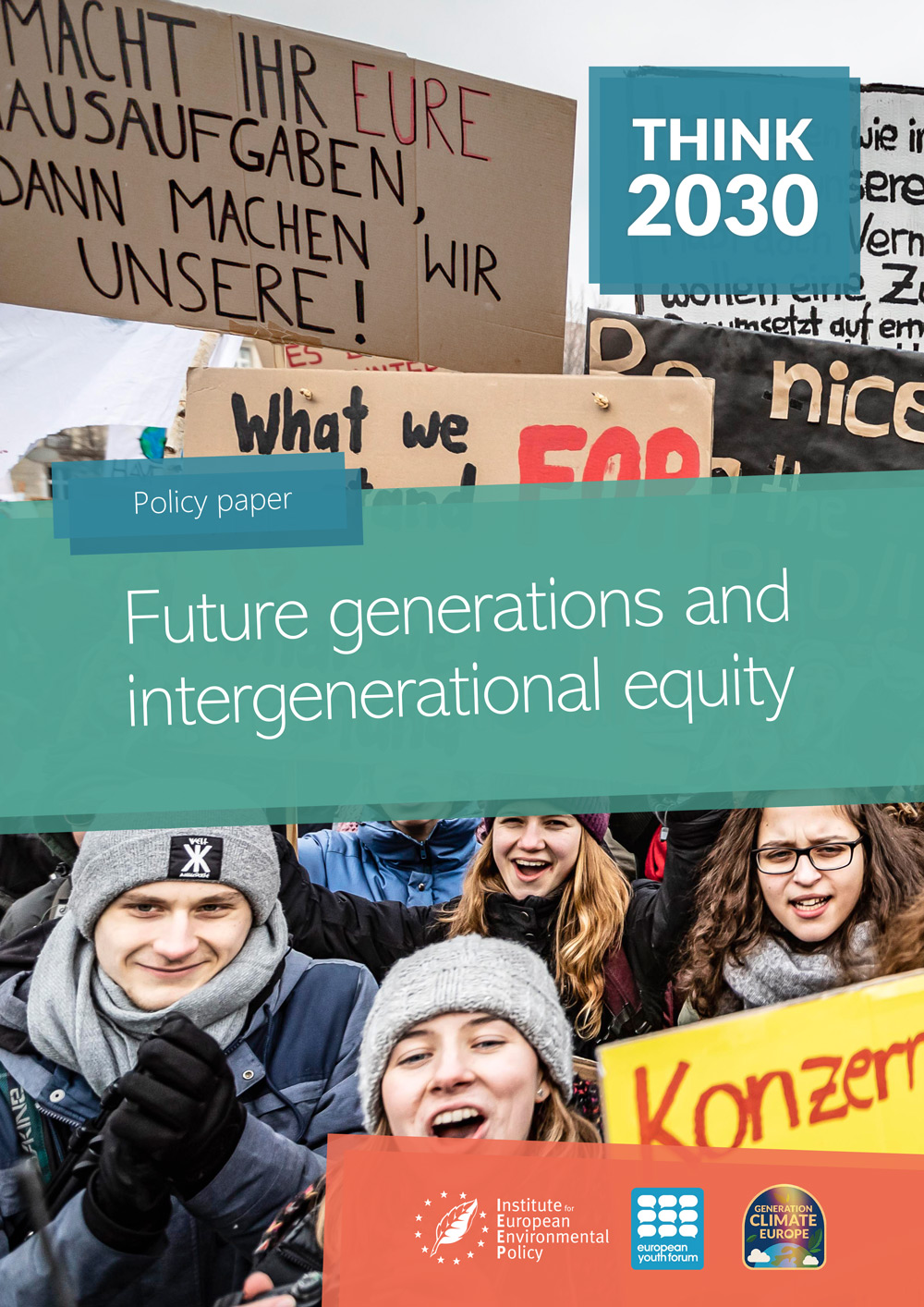 Future generations and intergenerational equity – Think2030